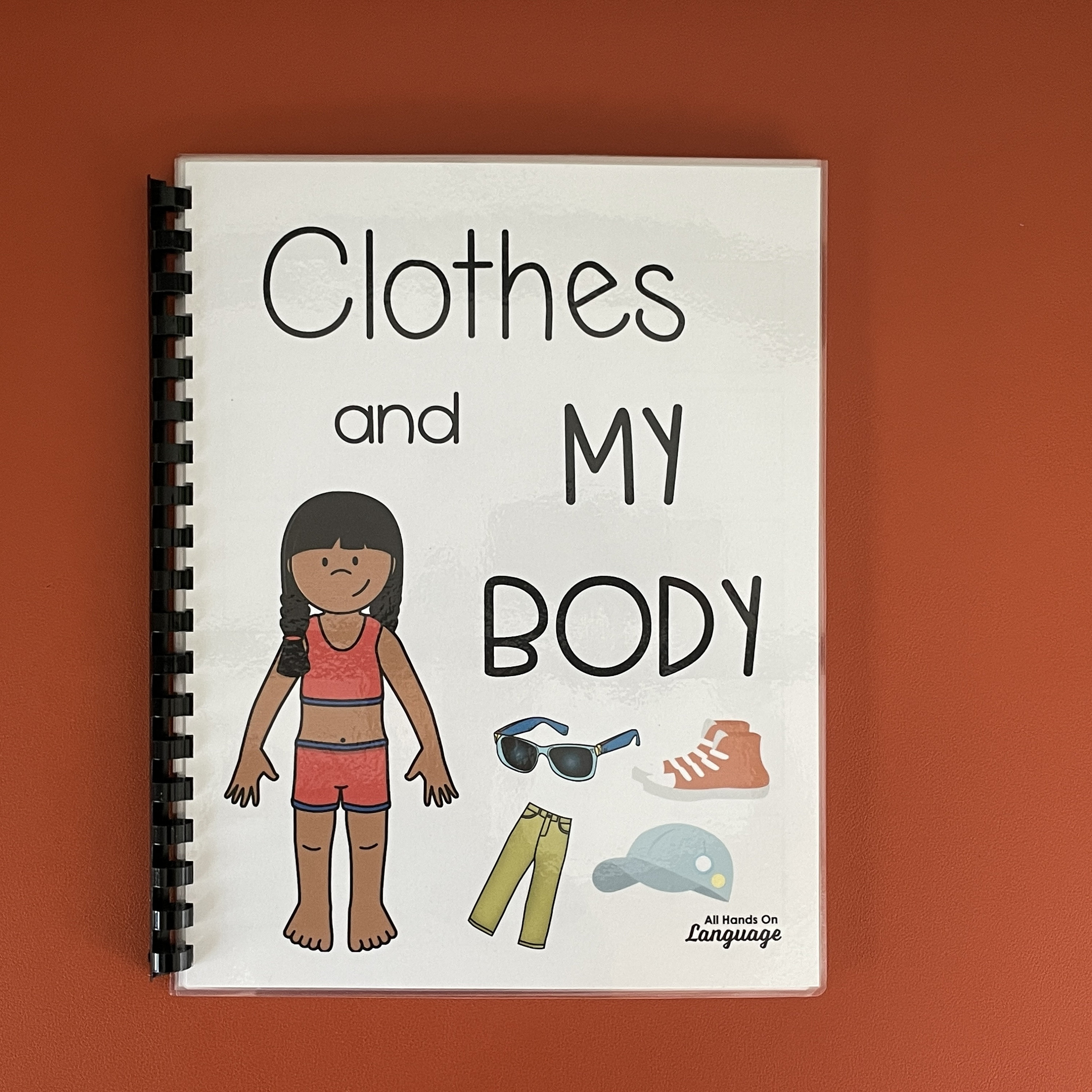 Clothes & Body Parts Interactive Book: Darker Skin Female, Autism ...