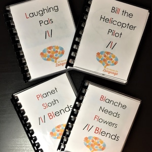 Articulation Stories, Initial L L Blends /l/ /bl,cl,fl,gl,pl,sl,spl/ 4 ...