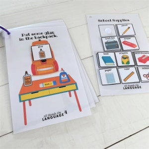 Get Ready for School Interactive Mini Book With Choice Board and 10 ...
