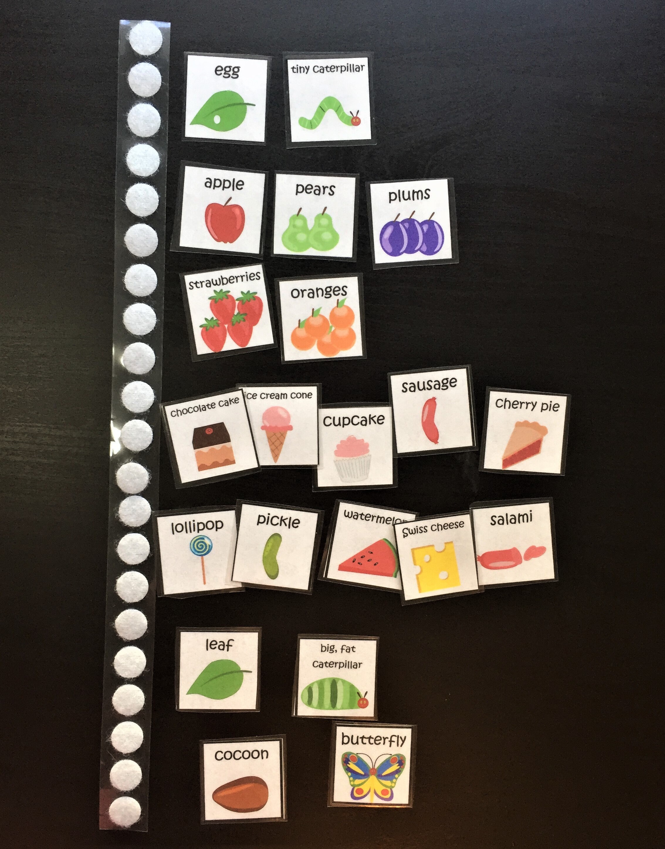 The Very Hungry Caterpillar Adapt YOUR Book Picture Set Match - Etsy ...