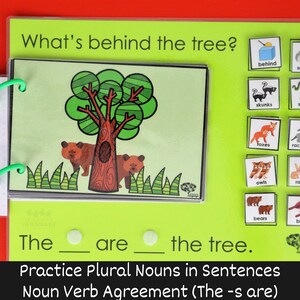 What's Behind the Tree? Interactive Book for Preposition BEHIND ...