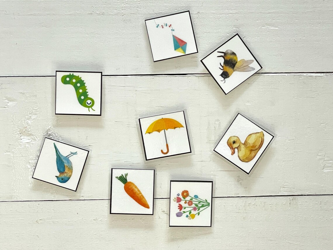 Spring-themed What Goes With This? Associations Matching Activity ...
