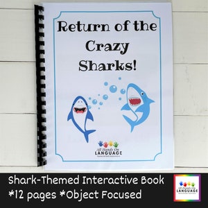 Return of the Crazy Sharks! Interactive Book and Choice Board, 20 ...