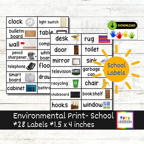 Spanish Classroom Objects List