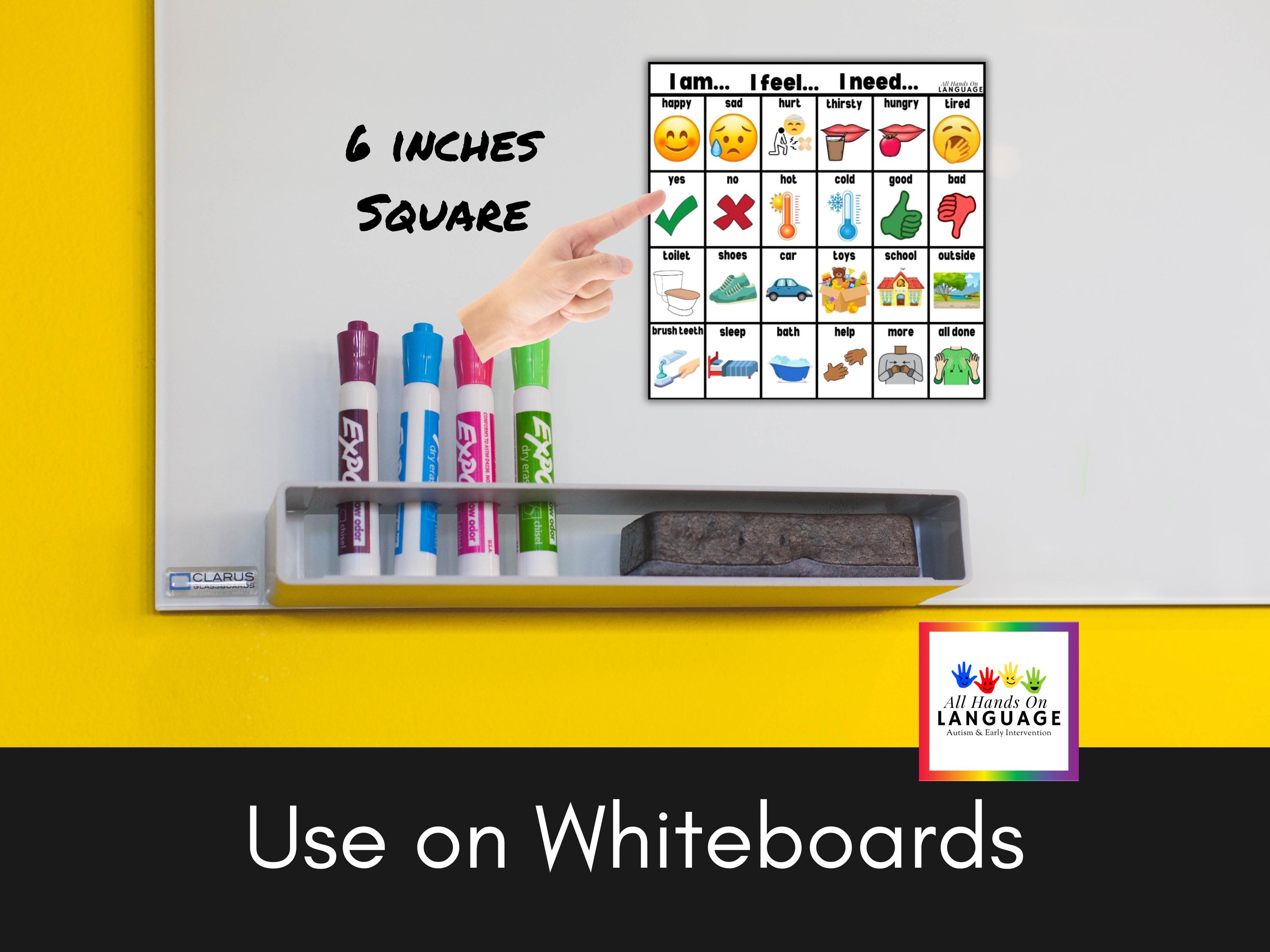Quick Talk 12 Magnet Communication Board: AAC for Home, Classroom ...
