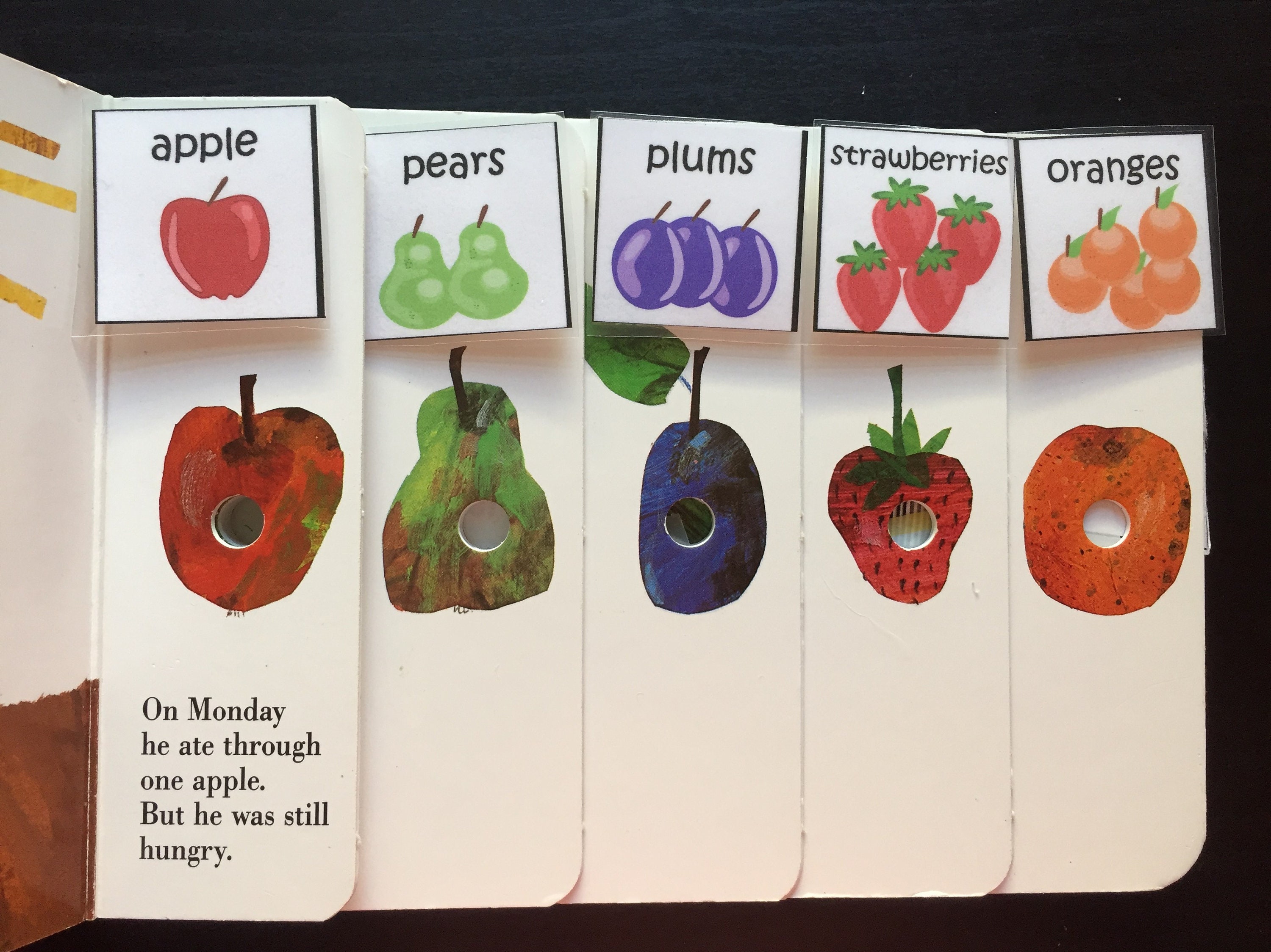 The Very Hungry Caterpillar Matching Game: Story Engagement Activity ...