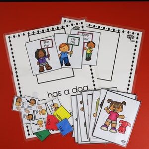 Big BUNDLE of 9 Language Activities for Autism, SLP Toolkit: Pronouns ...