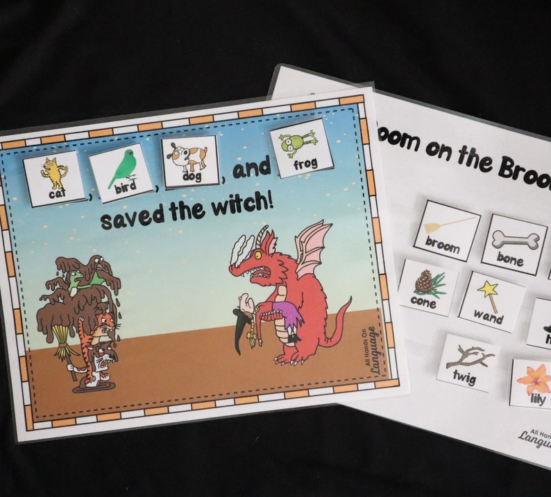 Room on the Broom Story Companion Set for Sequencing - Etsy