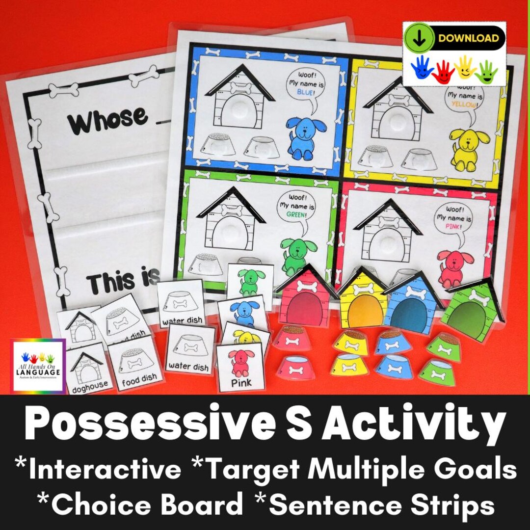 Possessive 'S Activity, Use in Sentences to Ask & Answer Questions ...