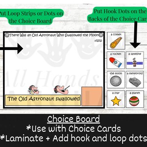 Old Astronaut Who Swallowed a Moon Story Companion Activities, Sentence ...