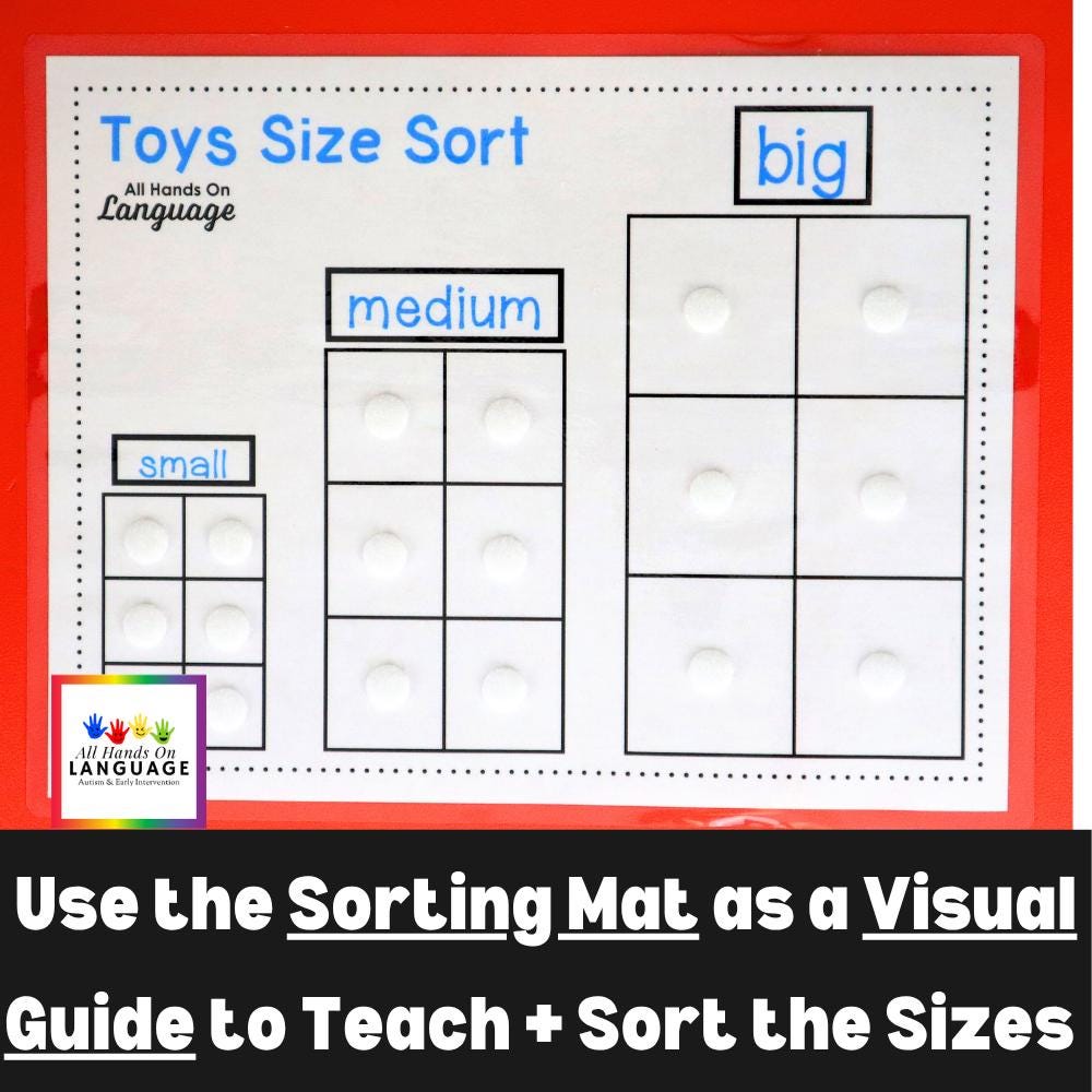 Toy Size Sorting Activity: Preschool Printable (PDF) - Etsy