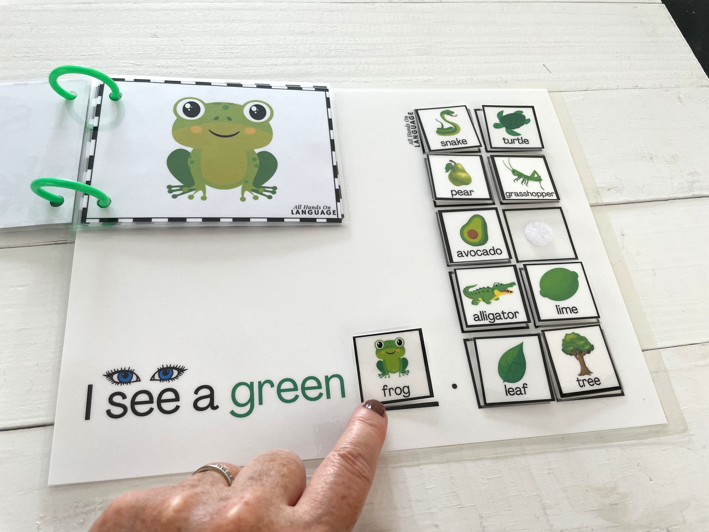 I See GREEN... Interactive Book and Sentence Formulation Activity ...