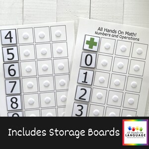 All Hands on Math Interactive Activity Board: 40 Number Cards + Add ...