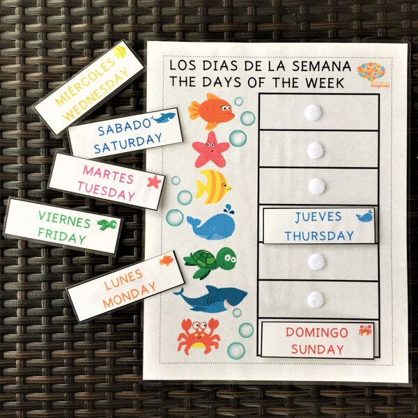 Days of the Week - Etsy
