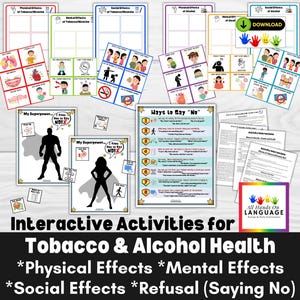 Special Education: Alcohol & Tobacco Health Unit - Support Activities ...
