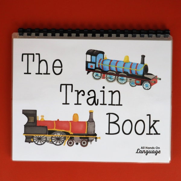Train Book - Etsy