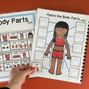 Clothes & Body Parts Interactive Book: Darker Skin Female, Autism ...