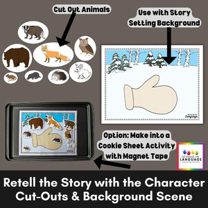 The Mitten Story Companion: Characters, Props & Activities to Retell ...