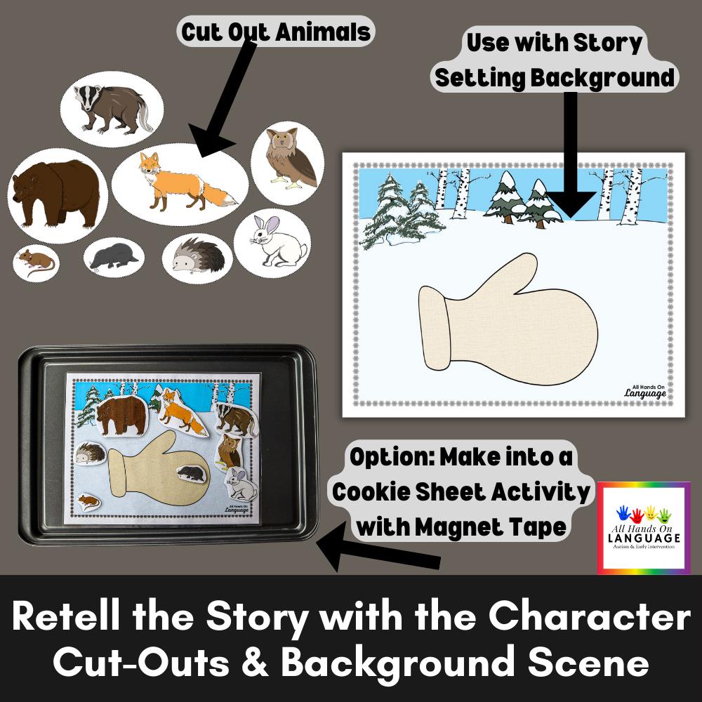 The Mitten Story Companion: Characters, Props & Activities to Retell ...