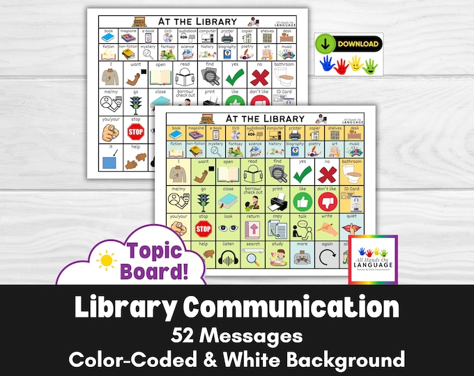 AAC Core Words Activity Middle or High School Core Vocabulary Speech ...