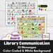 Bilingual French + English Communication Board 48, Aided-language, AAC ...