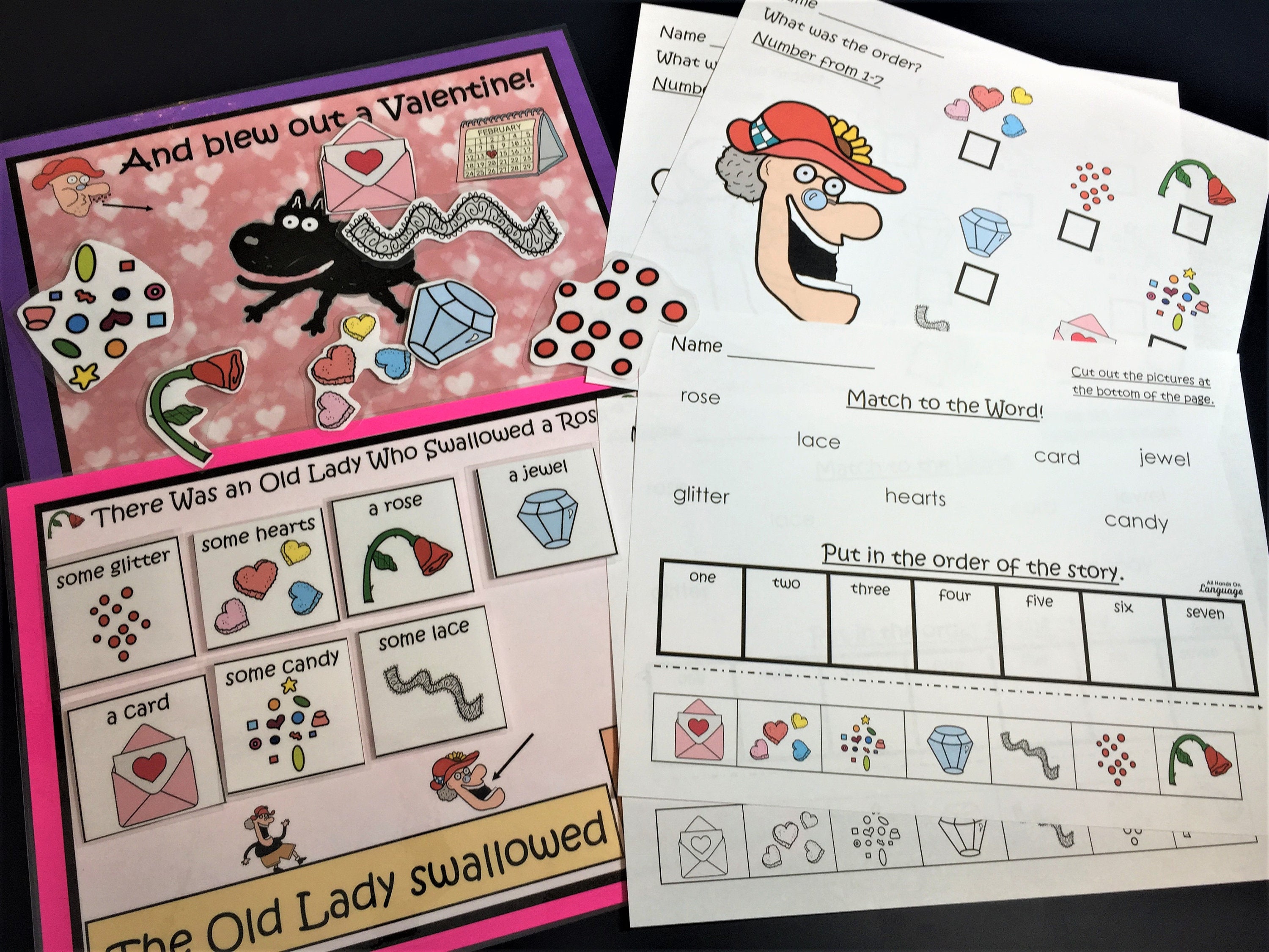 Sentence Formulation Sequencing Easter Speech Language Autism Matching ...