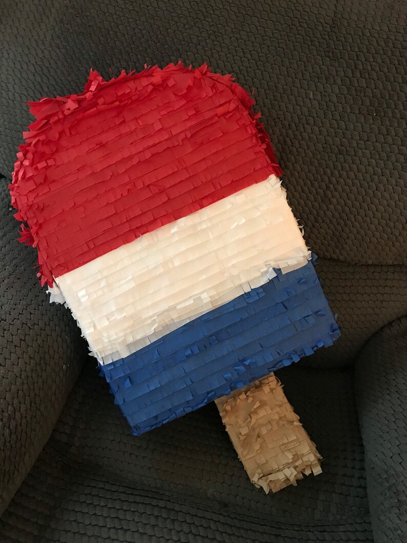 4th of July Piñata 2 Sizes Independence Day Pinata Popsicle - Etsy