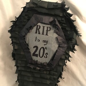 Coffin Pinata RIP to Twenties Pinata RIP to Thirties Pinata - Etsy