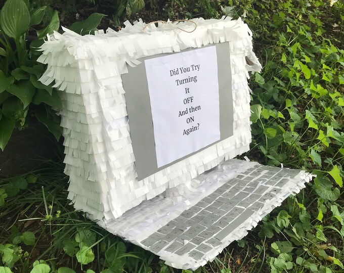 Computer Piñata, Laptop Piñata, Funny and Customizable - Etsy