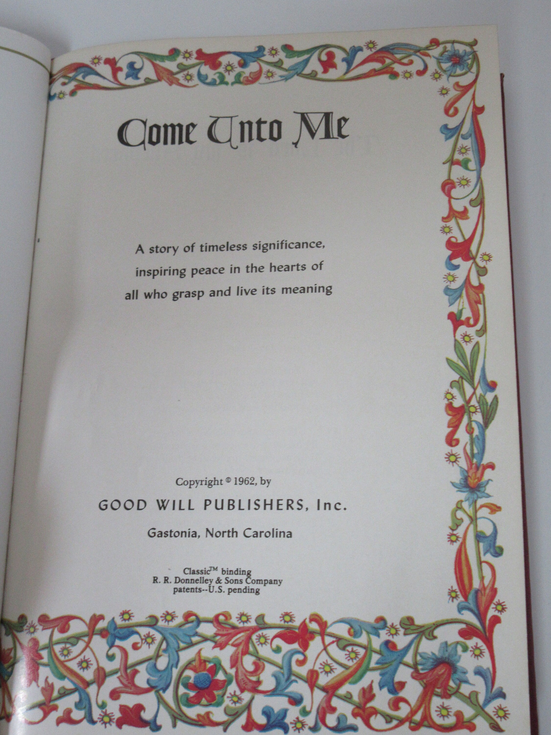 Come Unto Me Prayer Book - Etsy