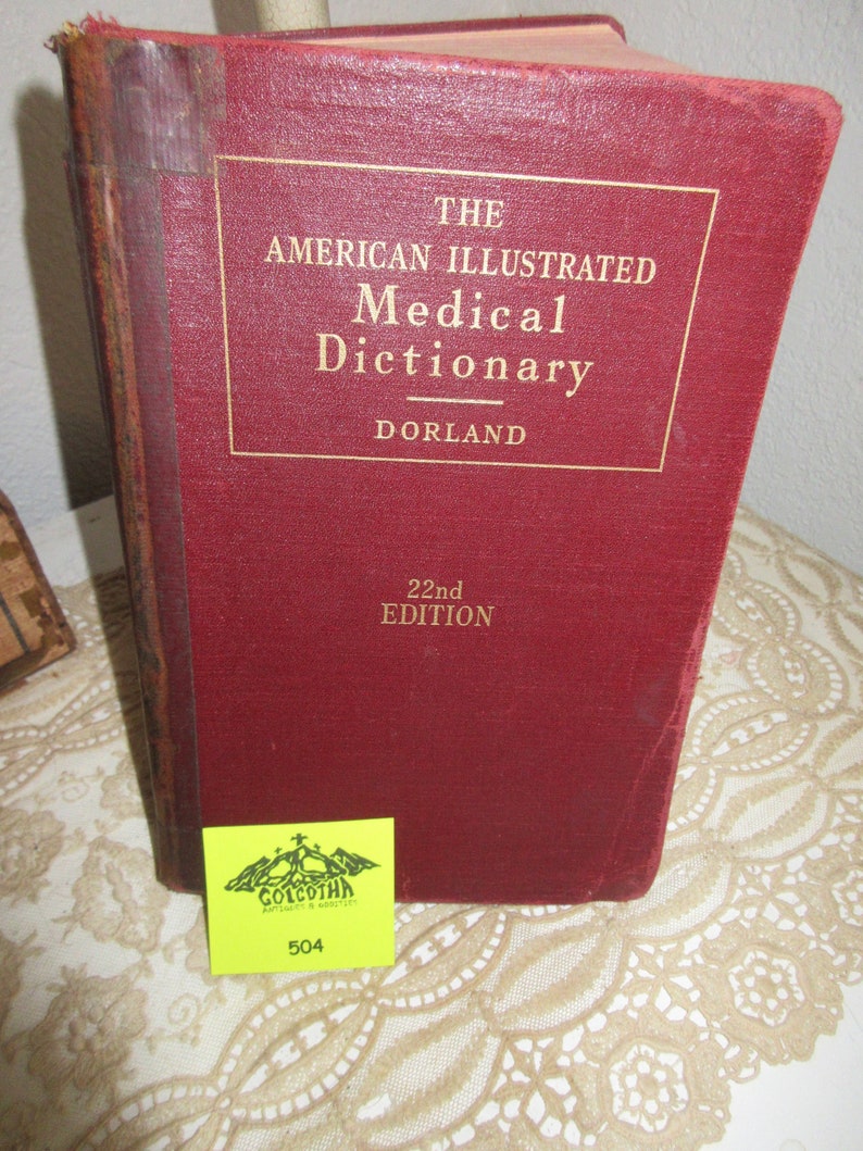 Medical Dictionary - Etsy