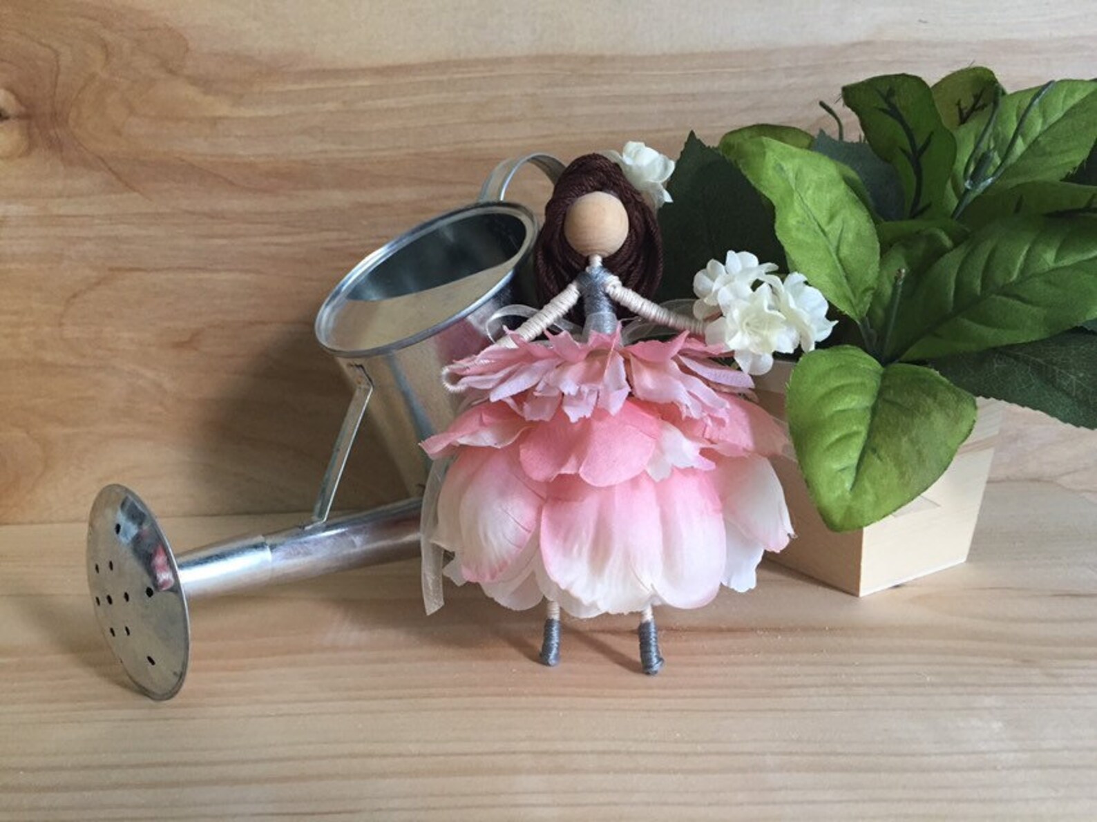 Primrose Flower Fairy / Pink Flower Fairy / Handmade Fairy | Etsy