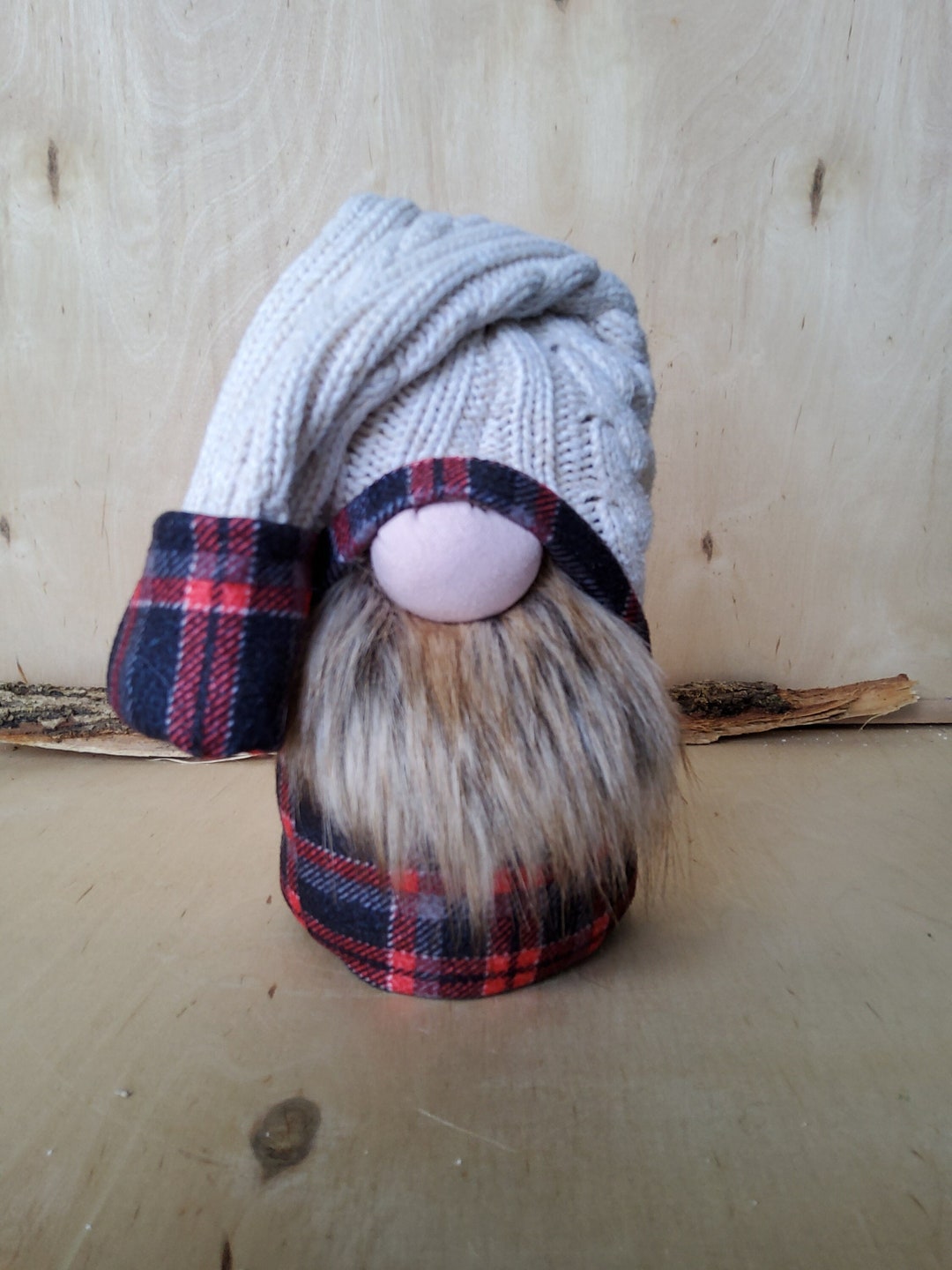 Sleepy Bedtime Gnome /flannel Pajama Gnome / Scandinavian - Etsy
