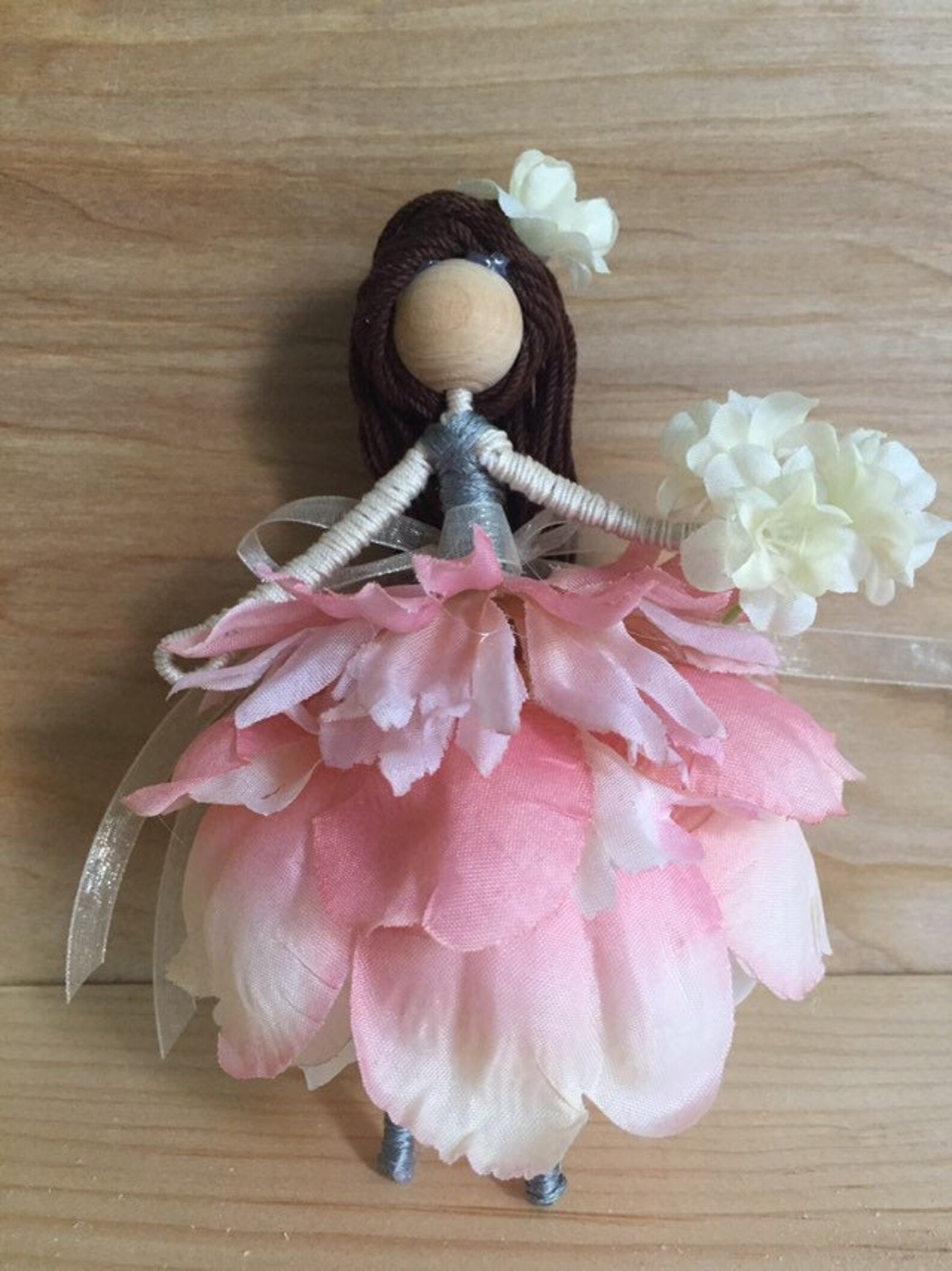 Primrose Flower Fairy / Pink Flower Fairy / Handmade Fairy | Etsy