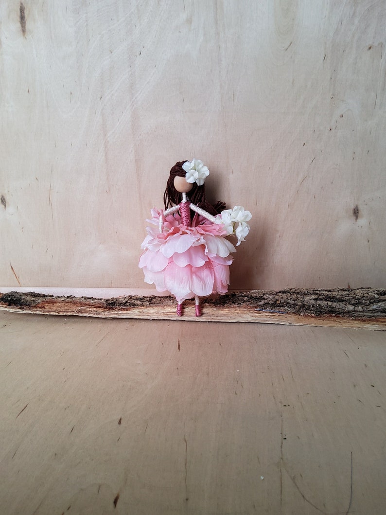Primrose Flower Fairy / Pink Flower Fairy / Handmade Fairy - Etsy