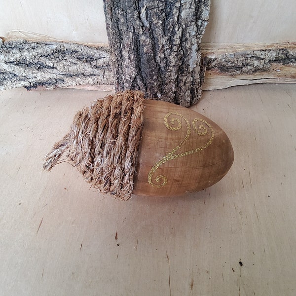 Wood Acorn - Etsy