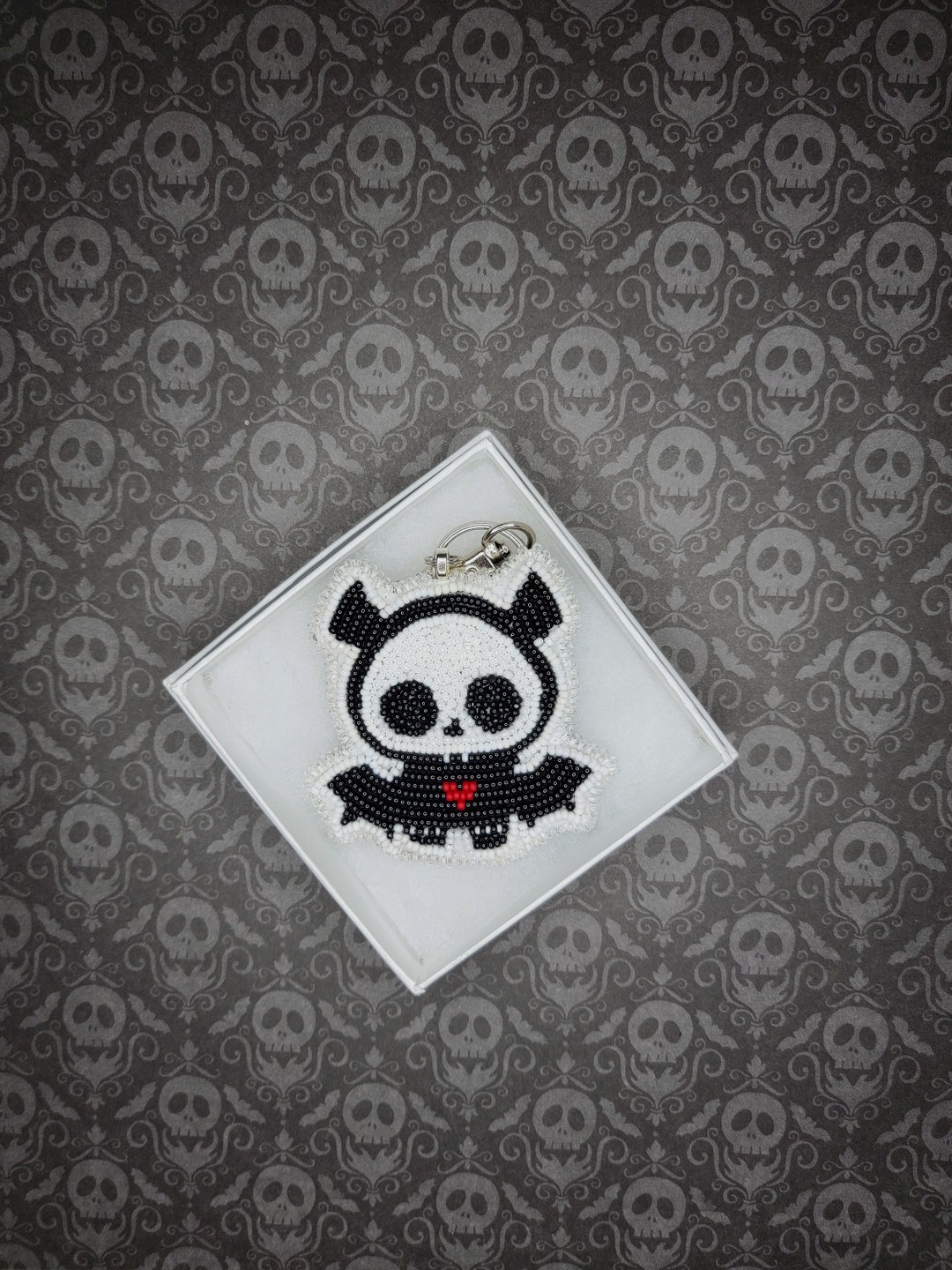 Skelanimals Diego the Bat Keychain - Etsy