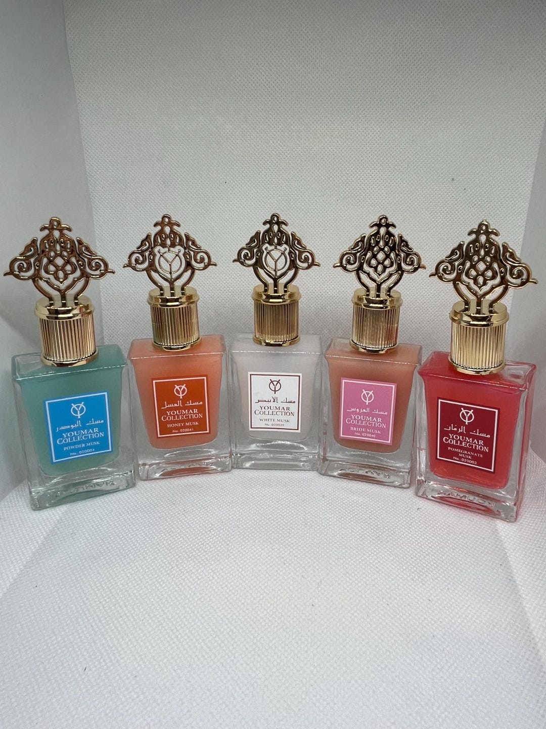 5PCS *25ml Musk Al Tahara White Musk + Powder + Honey + Pomegranate ...