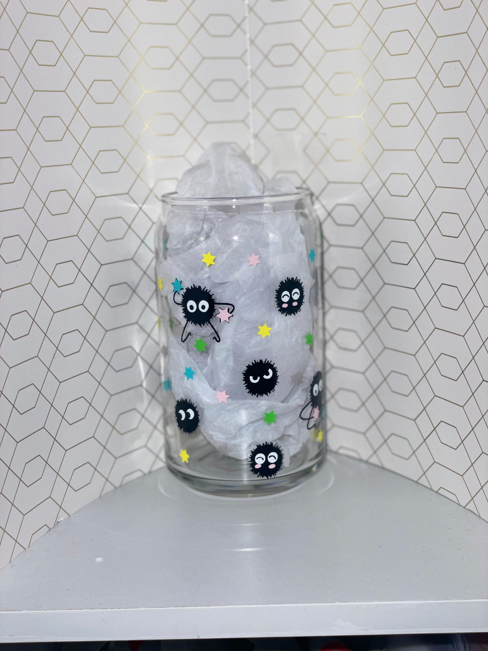 Soot Sprite and Cold Coloring Changing Stars 16OZ Glass Beer - Etsy