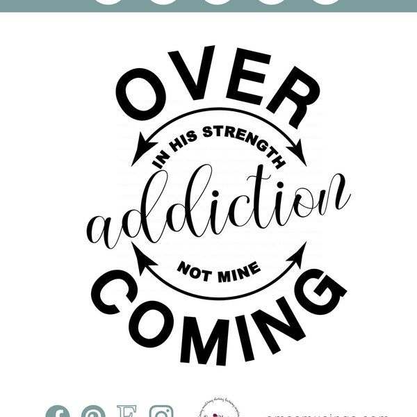 Recovery Addiction Svg - Etsy