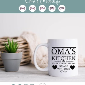 Oma SVG - Oma Kitchen SVG - Oma Kitchen Decor SVG - Oma Gift Svg - Oma ...
