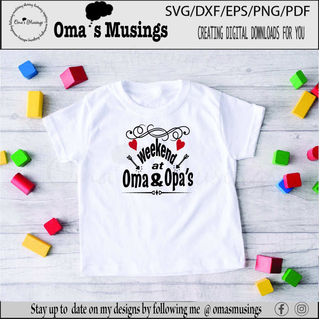 Oma SVG Opa SVG Oma and Opa SVG Weekend at Oma and - Etsy Canada