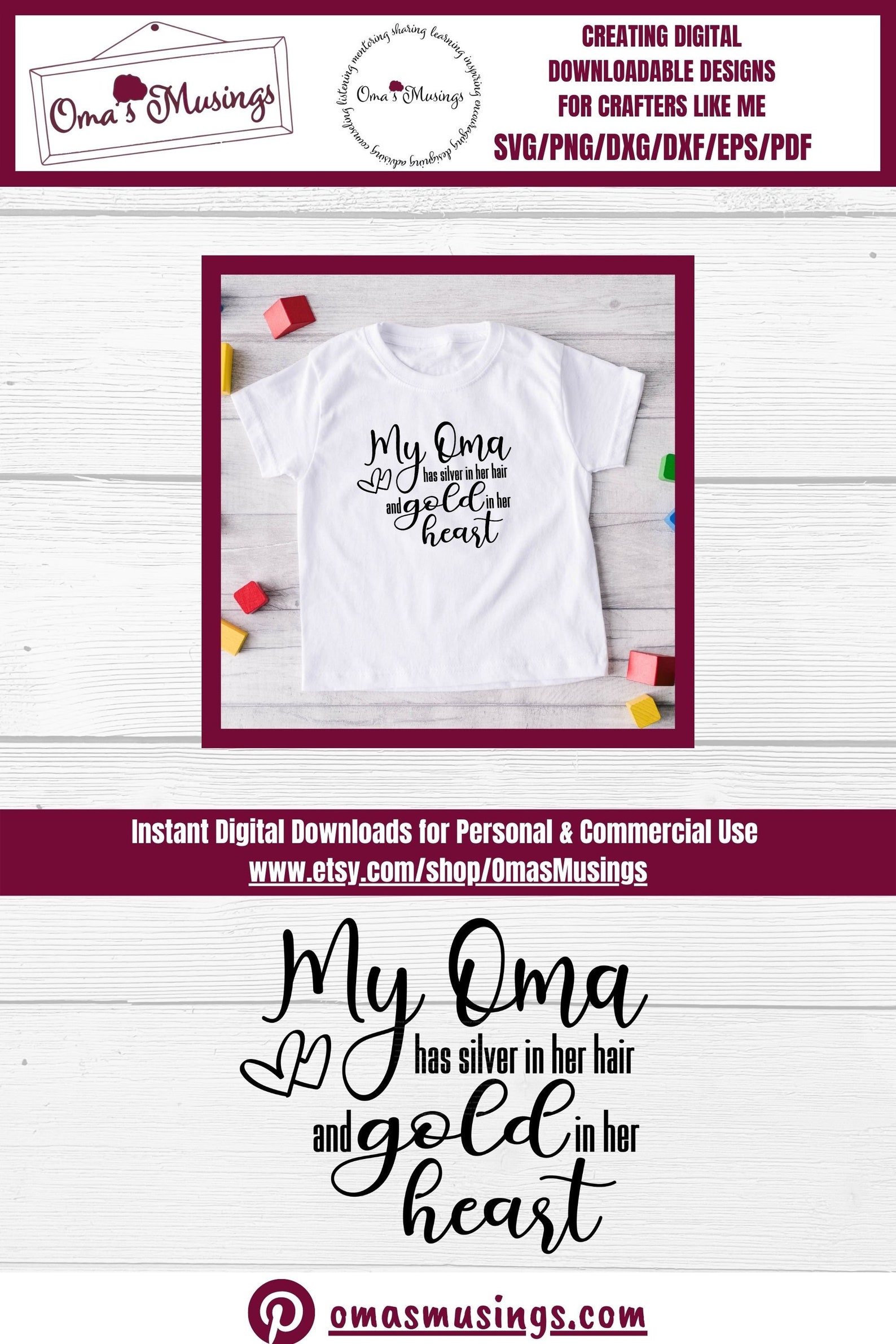 Oma SVG Oma Saying SVG Oma Mother's Day Gift SVG - Etsy Canada