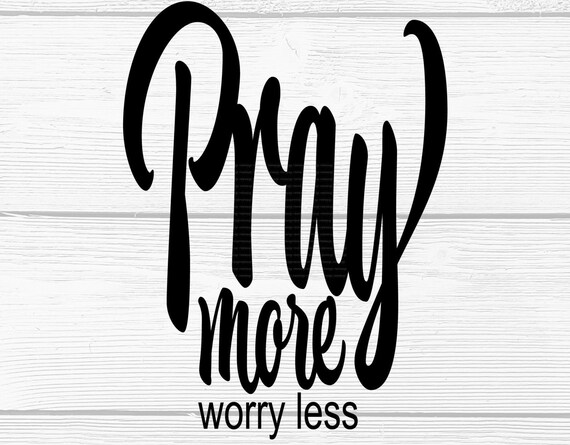 Oración SVG Orar SVG Orar más SVG Christian svg | Etsy España
