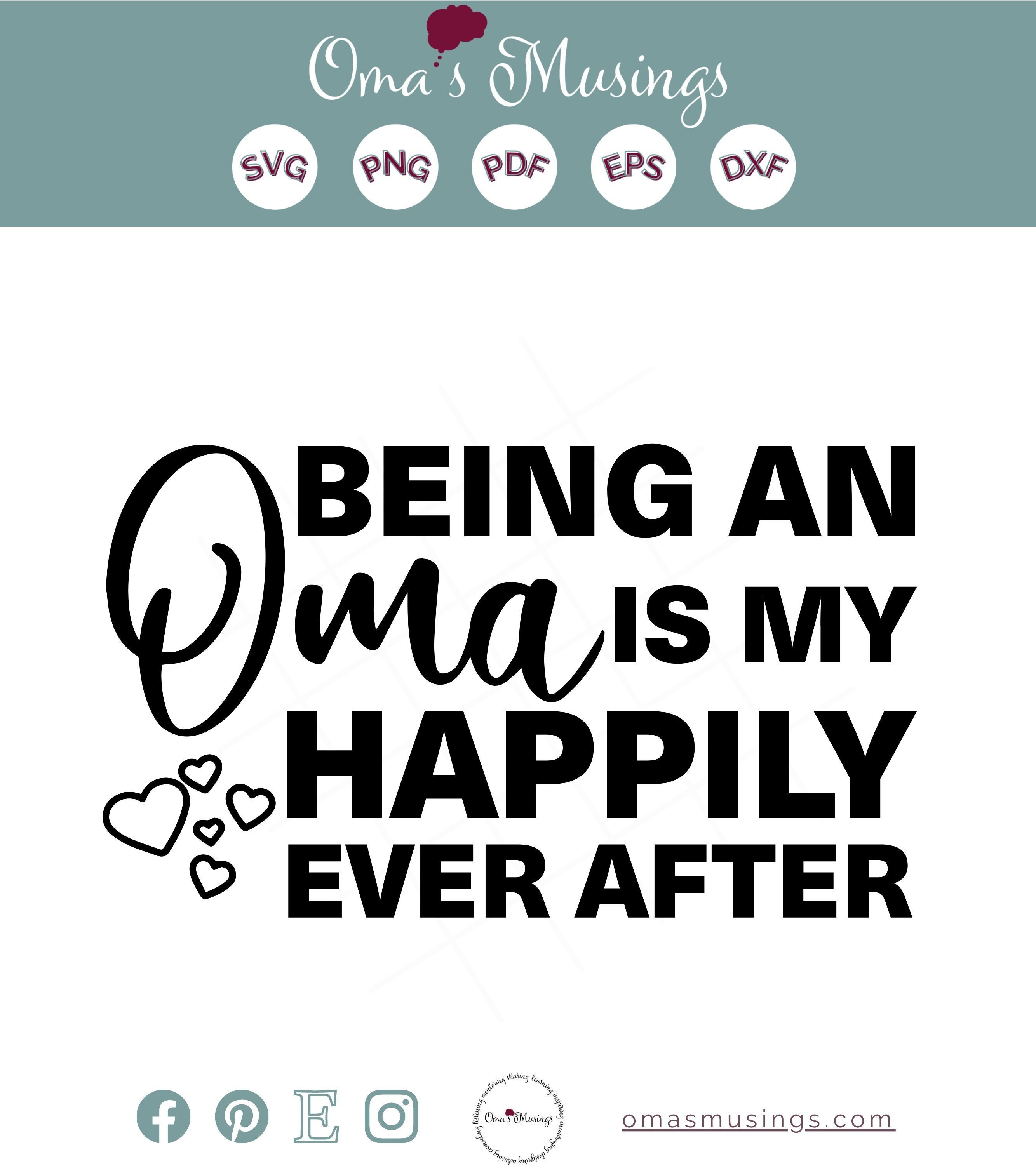 Oma SVG Mother's Day Svg Oma Shirt SVG Oma Gift SVG Digital Download ...