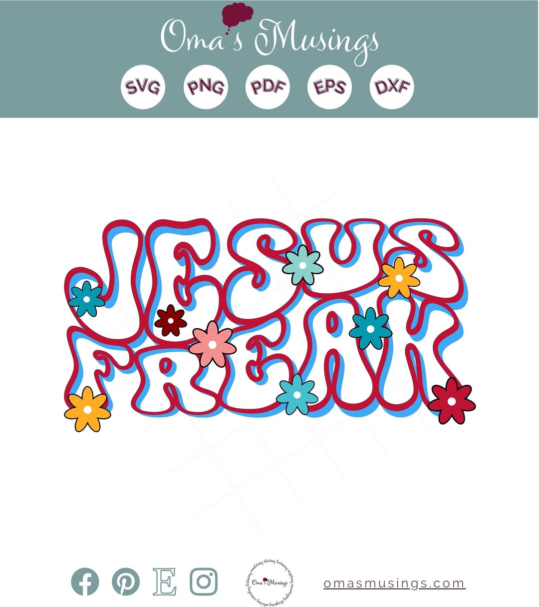 Jesus SVG Retro Jesus SVG Wavy Jesus Svg Groovy Jesus SVG Jesus Freak ...