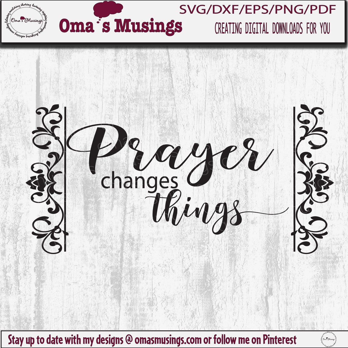 Prayer Changes Things SVG Prayer SVG Prayer Changes Things | Etsy