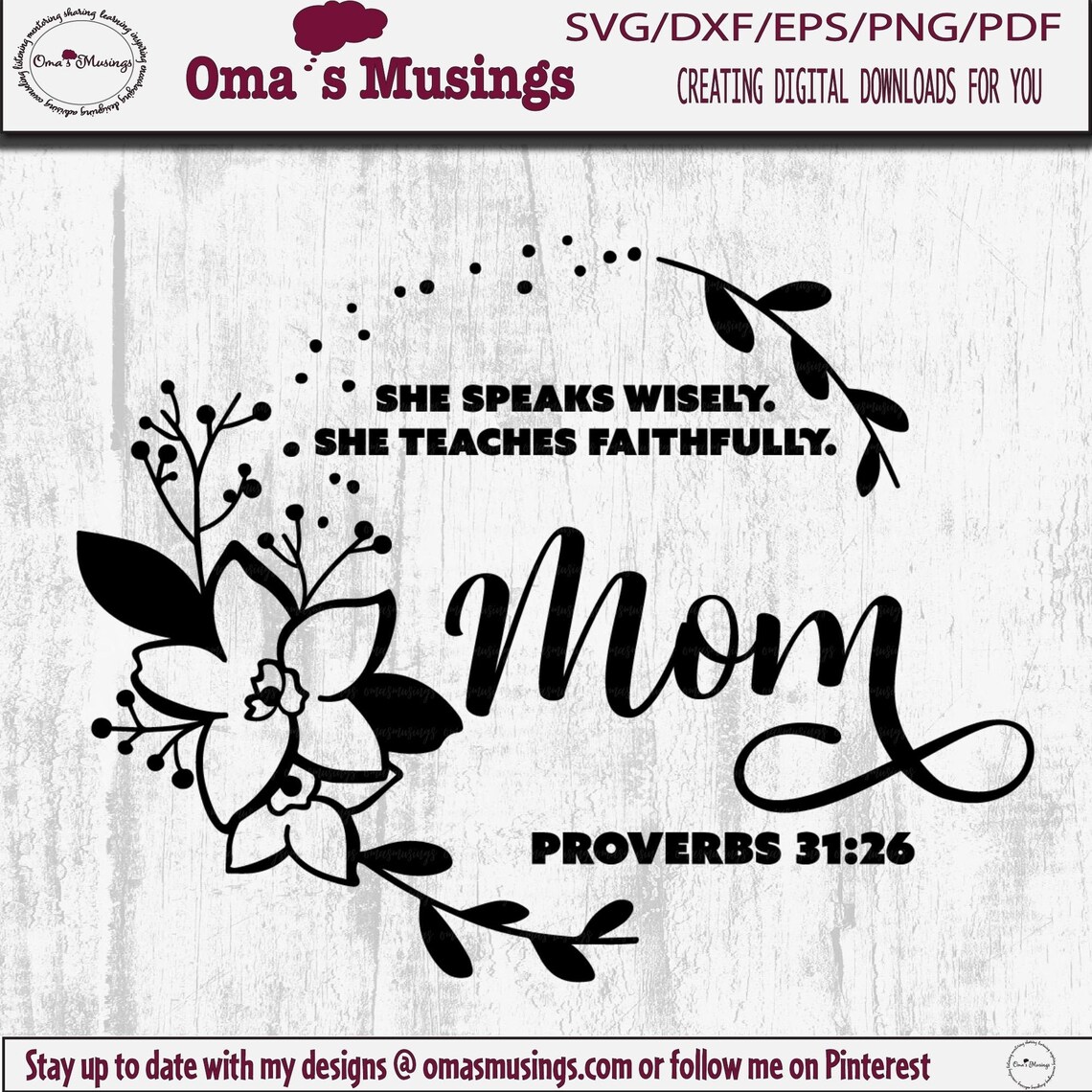 Proverbs 31 Woman Svg Proverbs 31 Mom Svg Proverbs 31 26 Mom Etsy
