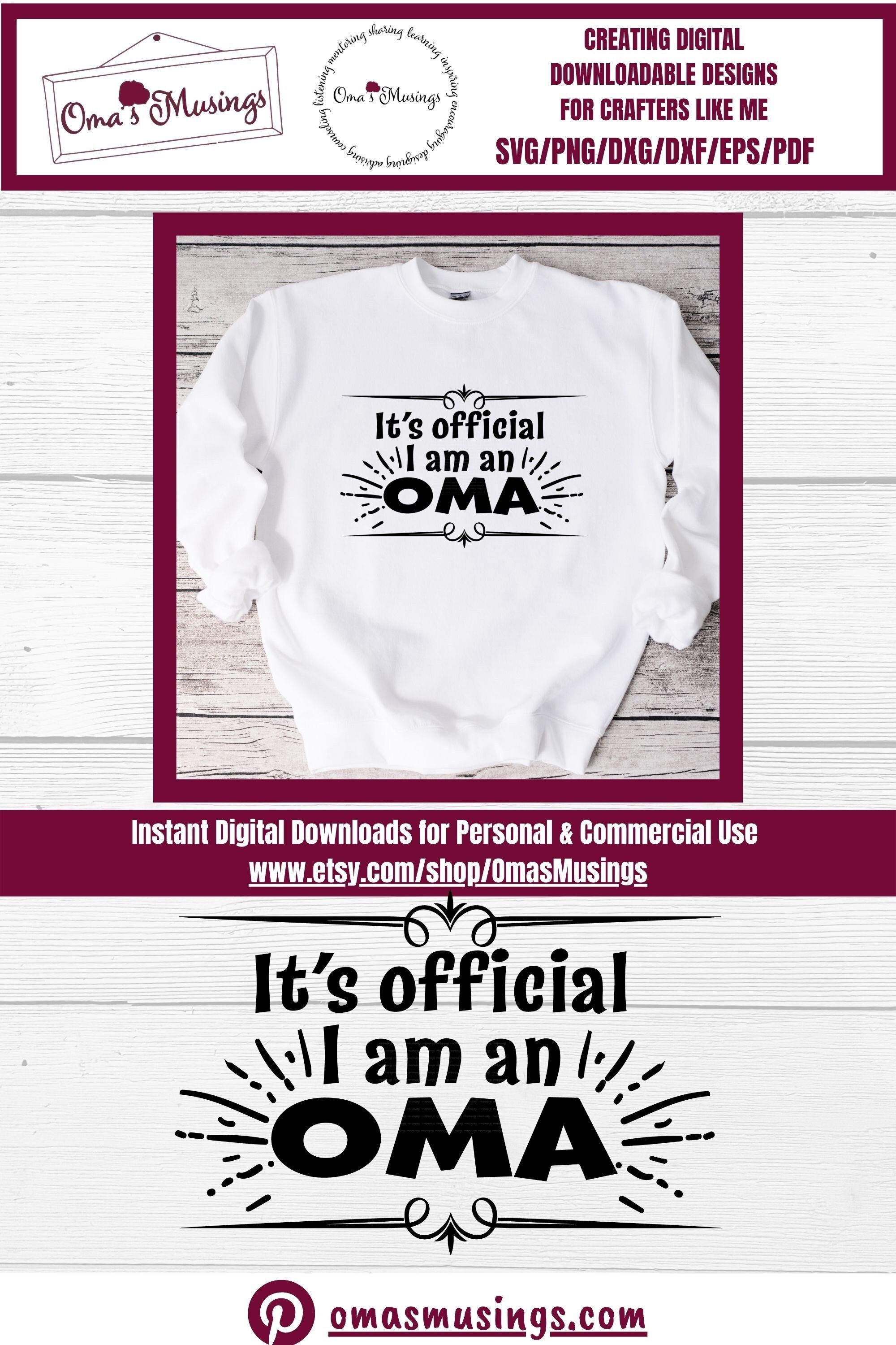 Oma SVG Oma Gift Svg Oma Shirt Svg Oma Birthday Svg - Etsy Hong Kong