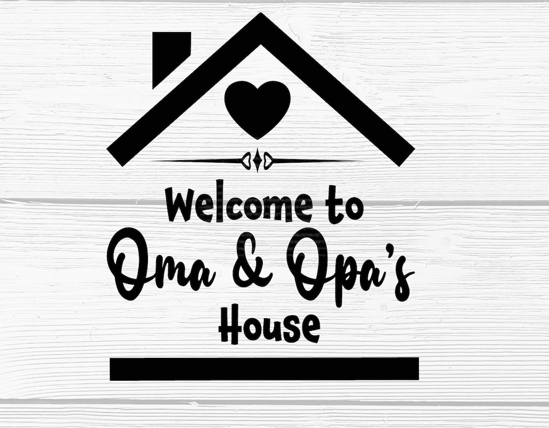 Oma and Opa Svg - Oma and Opa Gift Idea - Oma and Opa Home Decor ...
